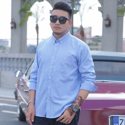 Cina Stampa personalizzata di logo Moda Autunno Camicie da uomo a manica lunga Plus Size Camicie da uomo in vendita