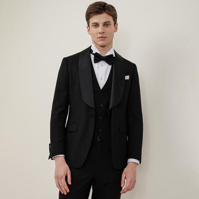 Cina Bottone Fly uomo Slim Fit abito da sposa Blazer abito solido cappotto uomo business giacca in vendita