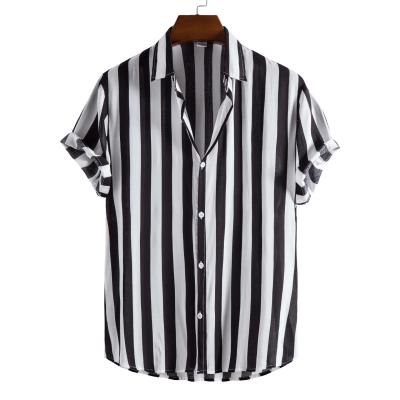 Cina Camicia estiva con manica corta da uomo in tessuto non tessuto in vendita