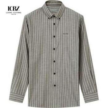 Cina Custom LOGO Camicie a nastri a piatto per uomo in abbigliamento snello Tessuto confortevole e traspirante in vendita