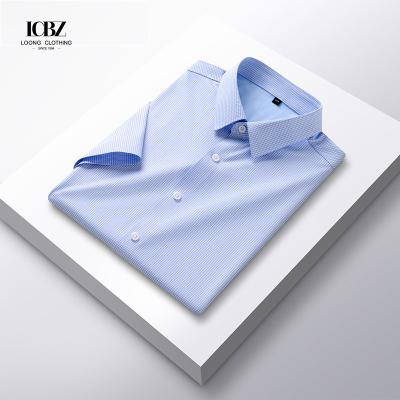 China Serviço OEM camisas de manga longa não de ferro para homens com pescoço em V e padrão floral impresso à venda