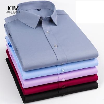 中国 青春カラー カジュアル 短袖 粘着/ポリエステル/スパンデックス 服シャツ 男性用 販売のため