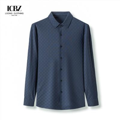 Cina 2023 T-shirt da bowling da uomo con colletto personalizzato e bottone in tessuto viscoso in vendita