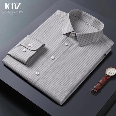 Cina Camisette da uomo personalizzate in cotone al 100% con manica lunga Non ferro campione accettabile in vendita
