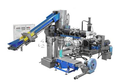 Κίνα Δύο επιπέδων νιφάδες της PET Pelletizing η πλαστική ταινία μηχανών που ανακυκλώνει 100mm προς πώληση