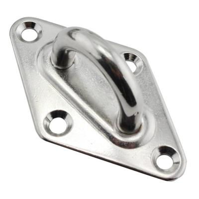 China New Stainless Steel Eye Plate Locks Marine Eye Plates 316 304 Corrosion Resistance for sale