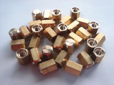 Cina Precisione su ordinazione che lavora, parti di giro di CNC dell'ottone dell'ottone della boccola esagonale di CNC in vendita