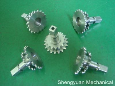 Cina Ingranaggi d'acciaio di precisione di pezzo fucinato, 15T - l'acciaio dell'azionamento quadrato del dente per catena 19T innesta in vendita