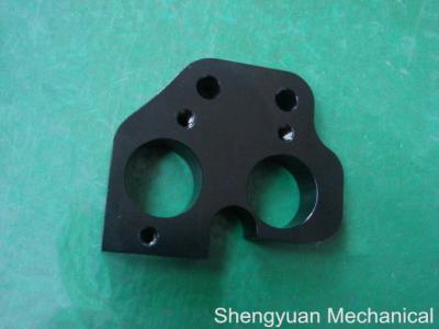 China Aangepaste Precisiecnc Malen Machinaal bewerkte Delen AL6061-T6 Geanodiseerde Zwarte Te koop