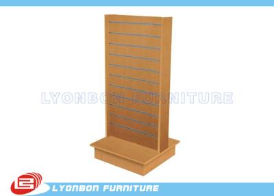 中国 一等級の二重側面の スラットウォール の陳列台 MDF/注文の陳列だな 販売のため