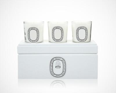 China Custom Luxury Gift Box for 3 Units Scented Candle Sets Scented Diffusers Box White Cardboard Boxes for Candles Jar Packaging for sale