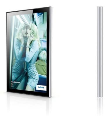 China Exhibición interior de ángulo recto del LCD del soporte de la pared 42 pulgadas con la función con./desc. del poder auto en venta