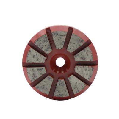 China 3 pulgadas 10 Segs Diamond Grinding Tools 10m m para la máquina de pulir concreta en venta
