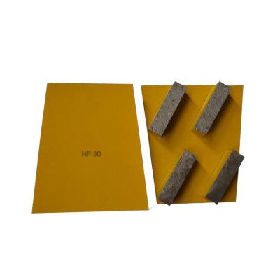 China 4 segmento Diamond Grinding Tools Wedge Block para el piso del terrazo/del granito en venta