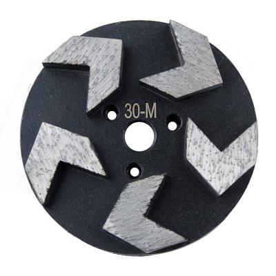 China 6 metal concreto negro de la pulgada 220m m Diamond Grinding Disc For Polishing en venta
