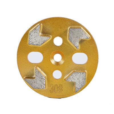 China segmento concreto de la flecha de la placa de pulido del piso de los tampones para pulir 2.1m m de 75-175m m en venta