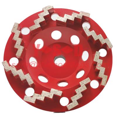 China 8-10m m Diamond Turbo Cup Wheel, rueda de pulido concreta de la taza 7 en venta