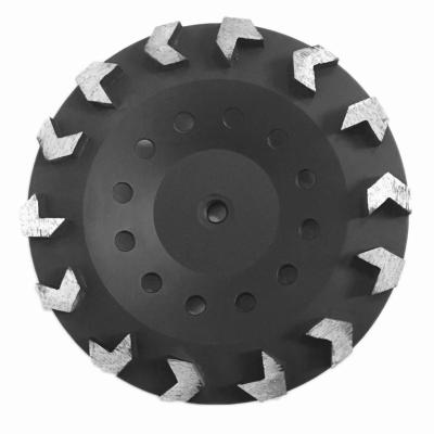 China 6 rueda de pulido concreta de Seg 5 Diamond Grinding Wheel Arrow Shaped para la amoladora en venta