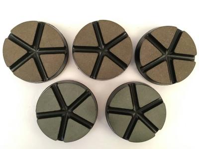 Cina 3 Inch ceramic bond concrete polishing pads for fast grinding concrete floors with velcro backing in vendita
