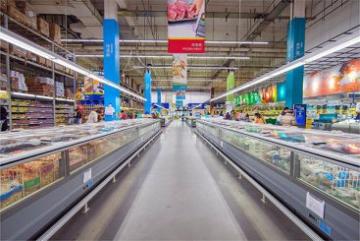 Supermarket LED Wraparound Light Fixture Supermarket LED Shop Lights