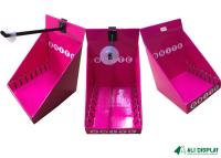 Cina I banchi di mostra del contatore del cartone di CMYK inscatola l'ombra 300mm dei capelli in vendita