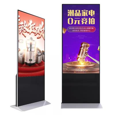 Cina Chiosco capacitivo di tocco di HD del cavalletto del contrassegno dell'interno a 55 pollici completo di Digital in vendita