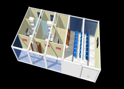 Cina Camera prefabbricata del contenitore del flat pack del modulo della costruzione per l'ospedale/clinica in vendita
