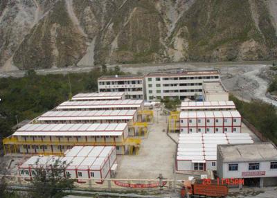 Cina Camera antiurto del contenitore del flat pack, case prefabbricate d'acciaio in vendita
