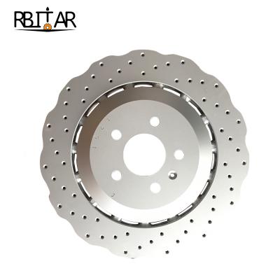 Cina Disco del freno dell'automobile perforato incrocio di Ribtar per l'OEM 4G0615601 di Audi A6 in vendita