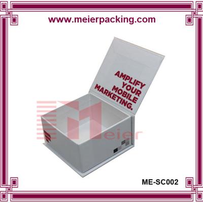China Custom Mobile Clamshell Paper Box, Paperboard / Cardboard Clamshell Gift Boxes ME-SC002 for sale