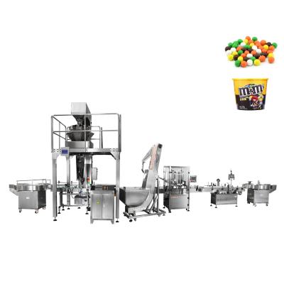 Cina Etichettatura di coperchiamento di sigillatura di riempimento della macchina imballatrice di Candy della polvere del detersivo delle bottiglie in vendita