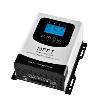 China Advanced Voltage Control MPPT Solar Charge Controller with Auto 12V-96V Recognition & LCD Display for sale