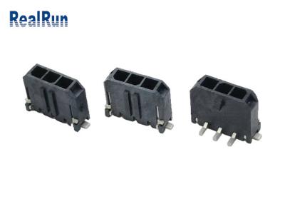 中国 LCP UL 94V-0 3 Pinヘッダーのコネクター縦SMDのマットは2-1445053-3にスズメッキをした 販売のため