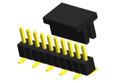 Cina connettore ad angolo retto del CAPPUCCIO PA6T di fila del PWB di 0.75A SMT Pin Header 10P singolo in vendita