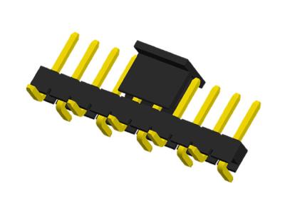 Cina altezza 2A PBT di SMT 2.0mm del CAPPUCCIO di fila del connettore maschio dell'intestazione di 10P PA6T singola in vendita