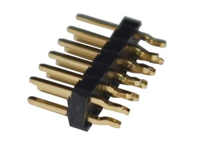 Cina Passo d'ottone 12P ISO9001 di Pin Header Connector 2.54mm della IMMERSIONE di 500VAC PA6T in vendita