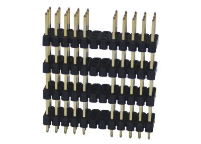 Cina Quattro fila di plastica del passo 36P tre di CA 2.54mm di Pin Header Connector 500V in vendita
