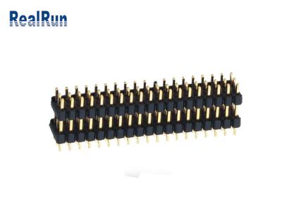 China Conector do encabeçamento do MERGULHO de Pin Header Dual Plastic do homem do passo de UL94V-0 2.54mm à venda