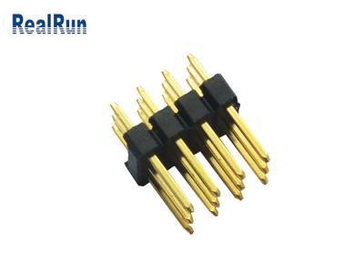 China MERGULHO do Pin 180° do conector 3*4 12 do encabeçamento da solda do passo de PA6T 2.54mm à venda