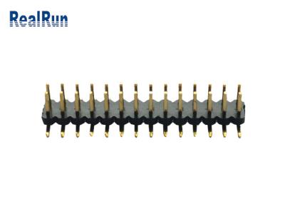China Conector de bronze do encabeçamento da fileira do dobro de ISO9001 3.0A Pin Header Connector PA6T à venda