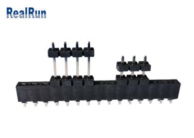Cina Passo DC500V della latta 3.96mm dell'Au di fila del connettore dell'intestazione del PWB di PBT LCP singolo in vendita