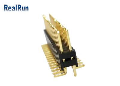 Cina Fila doppia H5.0 SMT verticale di PA6T GF Pin Header Connector LCP PBT per LCM LED in vendita