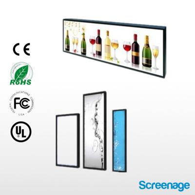 Cina Media dell'interno che annunciano, schermi fissati al muro professionali del ristorante in vendita