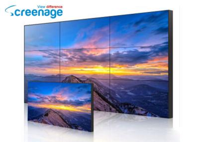 Cina Schermo d'impionbatura irregolare di pubblicità della parete del supporto dell'esposizione dell'incastonatura LCD senza cuciture a 55 pollici dello stretto in vendita