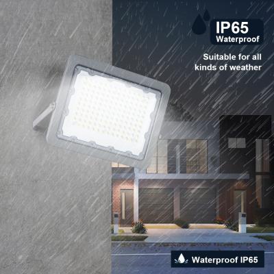 China 6500K 100Watt IP65 Outdoor garden use LED Flood Lights High brightness luminum Gray for sale
