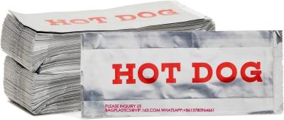 Foil Paper Hot Dog Holders Hamburger Wrapper Combination Pack, Grease Resistant