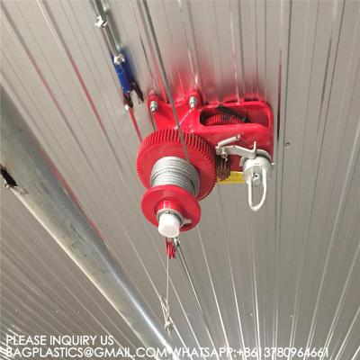 Китай Hand Winch For Lifting And Lowering Chicken Broiler Drinking Line 1500 Lbs Poultry Winch продается