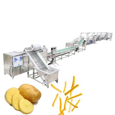 Chine 100kg/H chaîne de production automatisée de pommes frites du SUS 304 à vendre