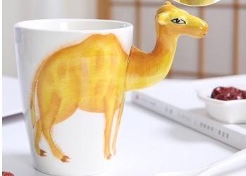China Geformter Becher des Restaurant-9cmx11cm des Kamel-450ml zu verkaufen