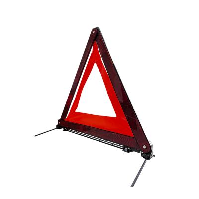 China E-MARK Red Warning Triangle Road Pole Traffic Sign Safety Sign Warning Triangle for Car for sale